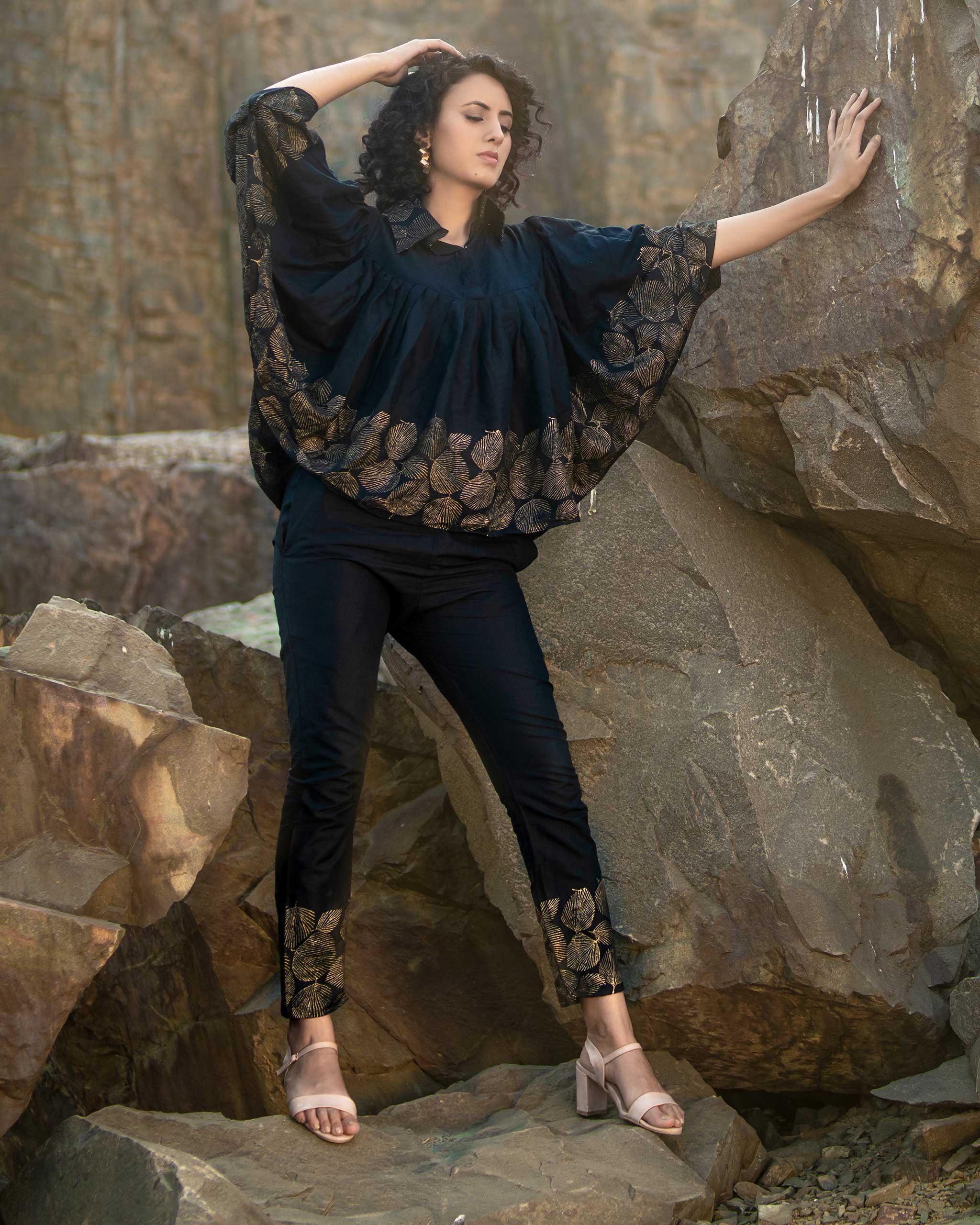 Cotton cape coord set – Jorasa India